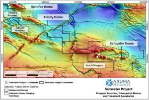 Saltwater Project Map - Aruma Resources Limited